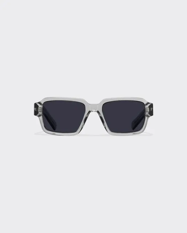 Prada Sunglasses With Logo - Crystal Carbon Lenses